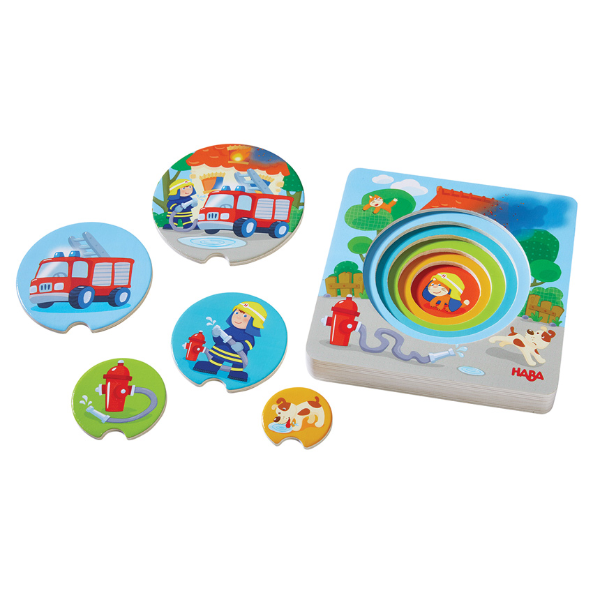 HABA - Layer Puzzle Fire | Bright Wonders- Bright Wonders