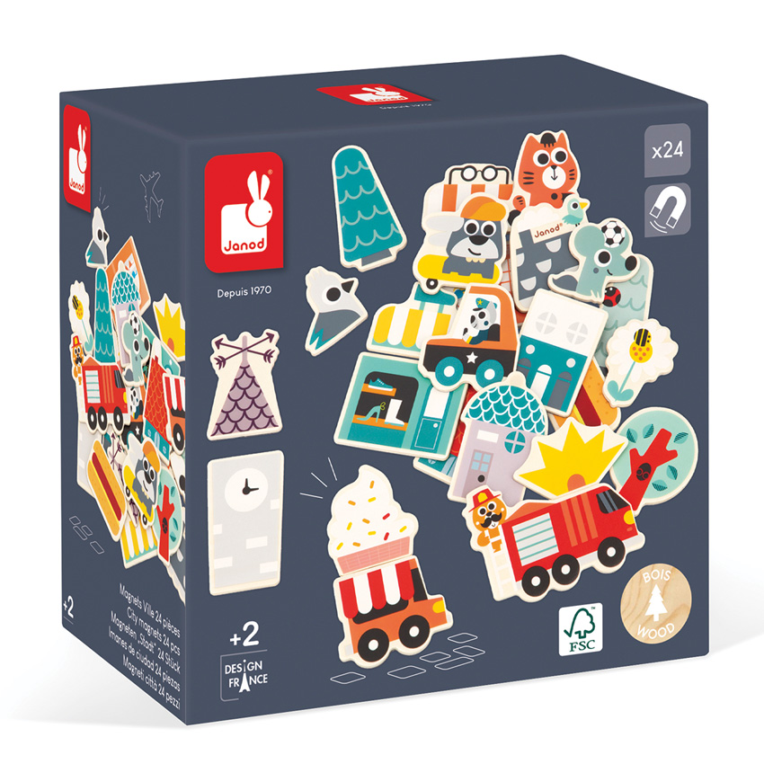 Janod - City Magnets | Bright Wonders- Bright Wonders