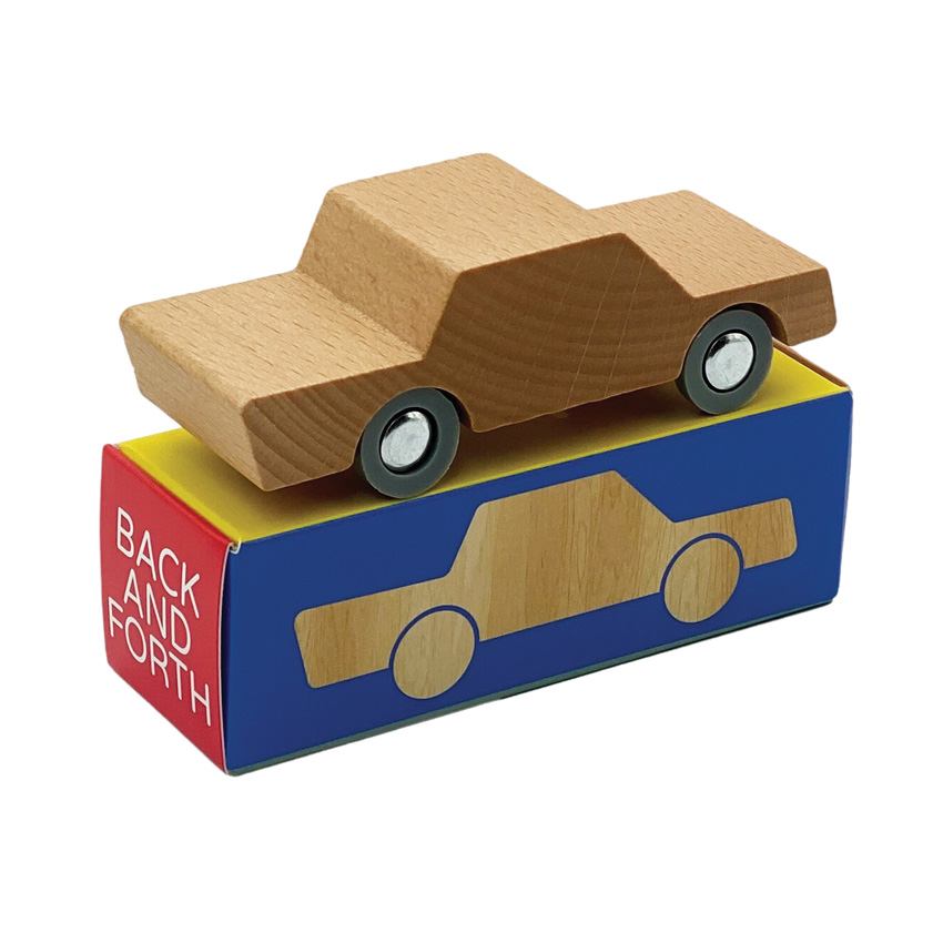 waytoplay - Back and Forth Car - Woody | Bright Wonders- Bright Wonders